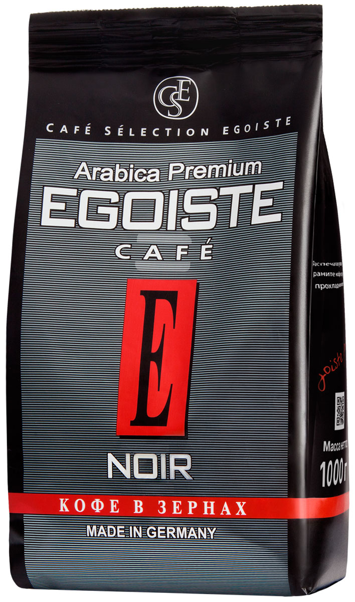 Кофе в зернах Egoiste Noir, арабика, 1 кг купить на OZON по низкой цене ...