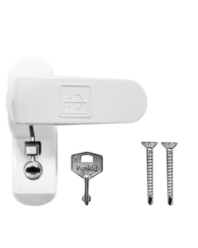 Набор 1 шт: Замок - блокиратор Оконный Penkid Sash Lock белый купить на ...