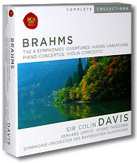 Brahms. The 4 Symphonies / Overtures / Haydn Variations / Piano Concertos / Violin Concerto. Sir ...