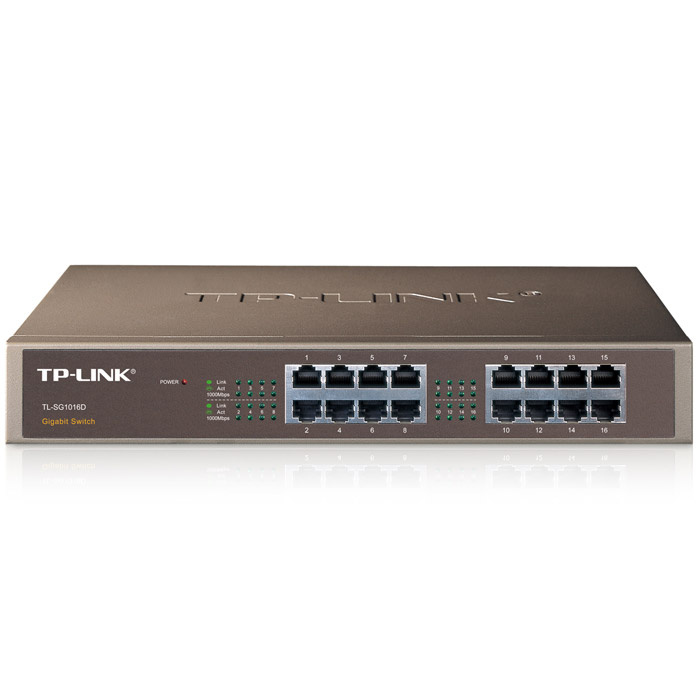 Коммутатор TP-Link TL-SG1016D - купить по выгодной цене в интернет ...