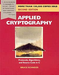 Applied Cryptography: Protocols, Algorithms, and Source Code in C, Second Edition купить на OZON ...