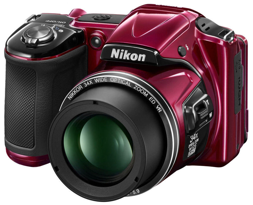 Компактный фотоаппарат Nikon Nikon CoolPix L830, красный - купить по ...