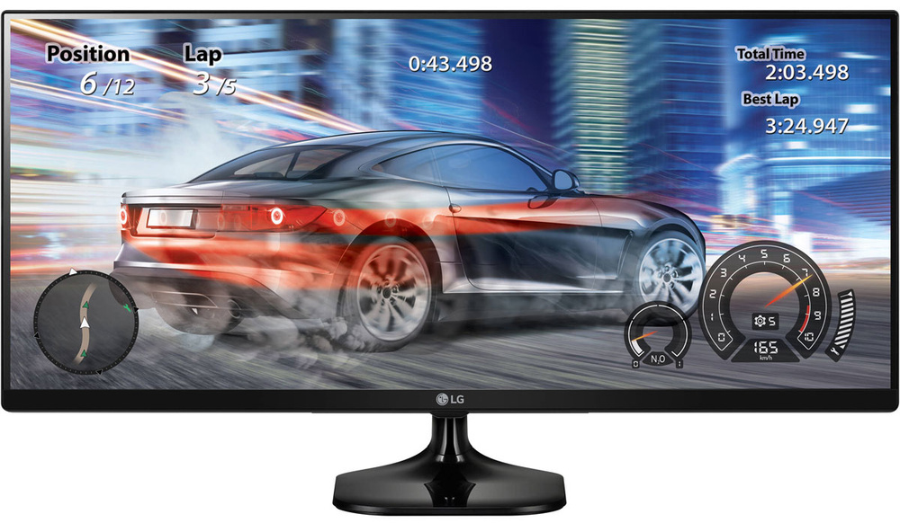 LG 25" Монитор, черный купить на OZON по низкой цене (1259359460)