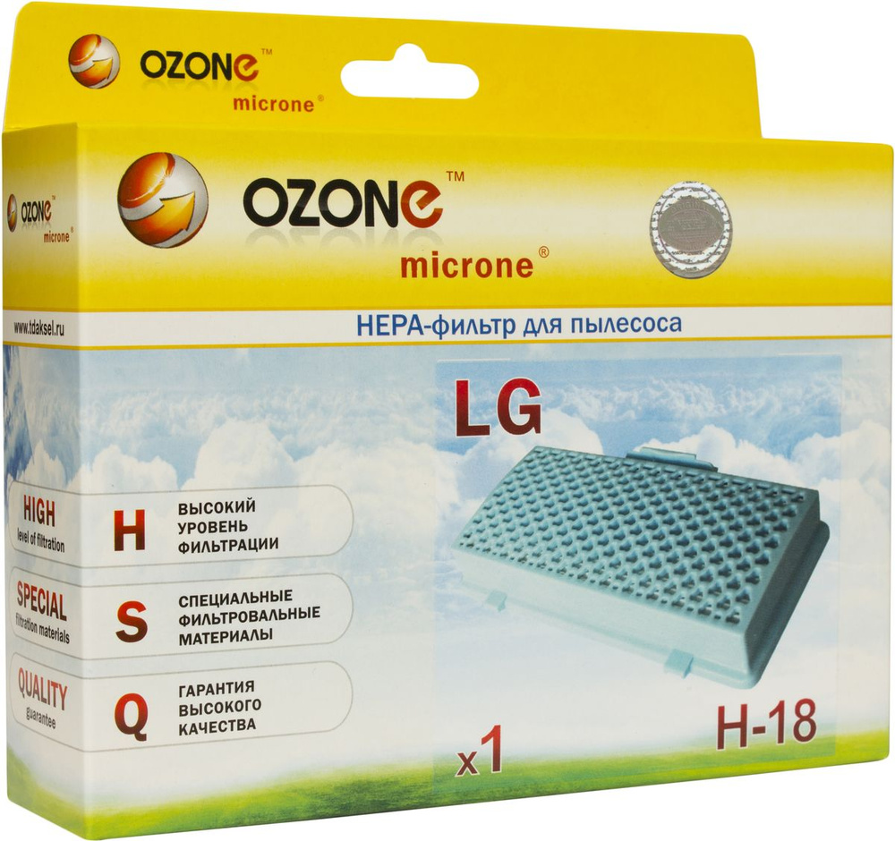 Ozone H-18 НЕРА фильтр для пылесоса LG - купить с доставкой по выгодным ...