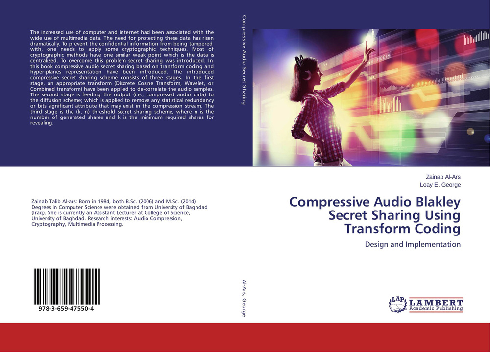 Compressive Audio Blakley Secret Sharing Using Transform Coding - купить с доставкой по выгодным ...