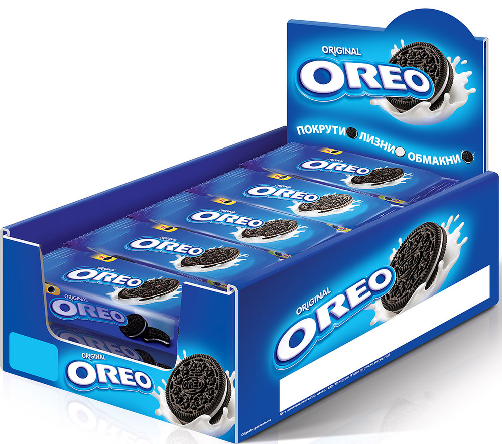 Oreo печенье, 12 шт х 38 г купить на OZON по низкой цене (670536282)