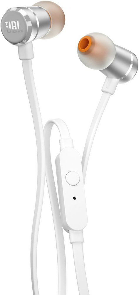 Наушники Внутриканальные JBL Наушники с микрофоном JBL T290 silver ...