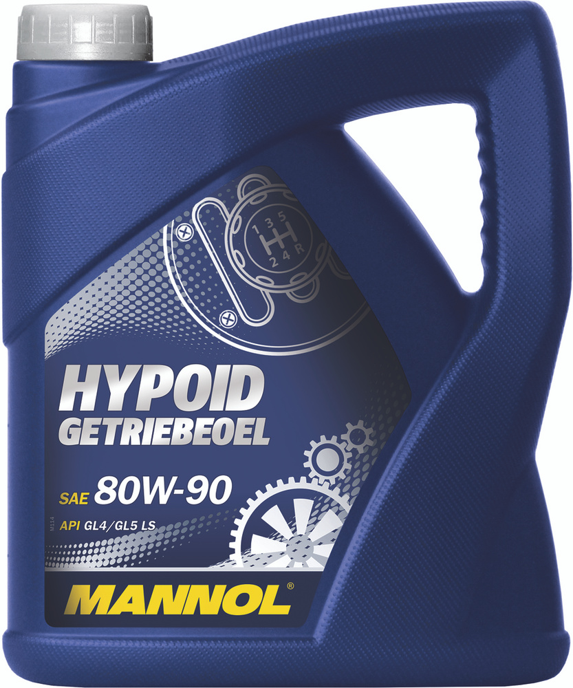Масло трансмиссионное MANNOL "Hypoid Getriebeoel", 80W-90, минеральное ...