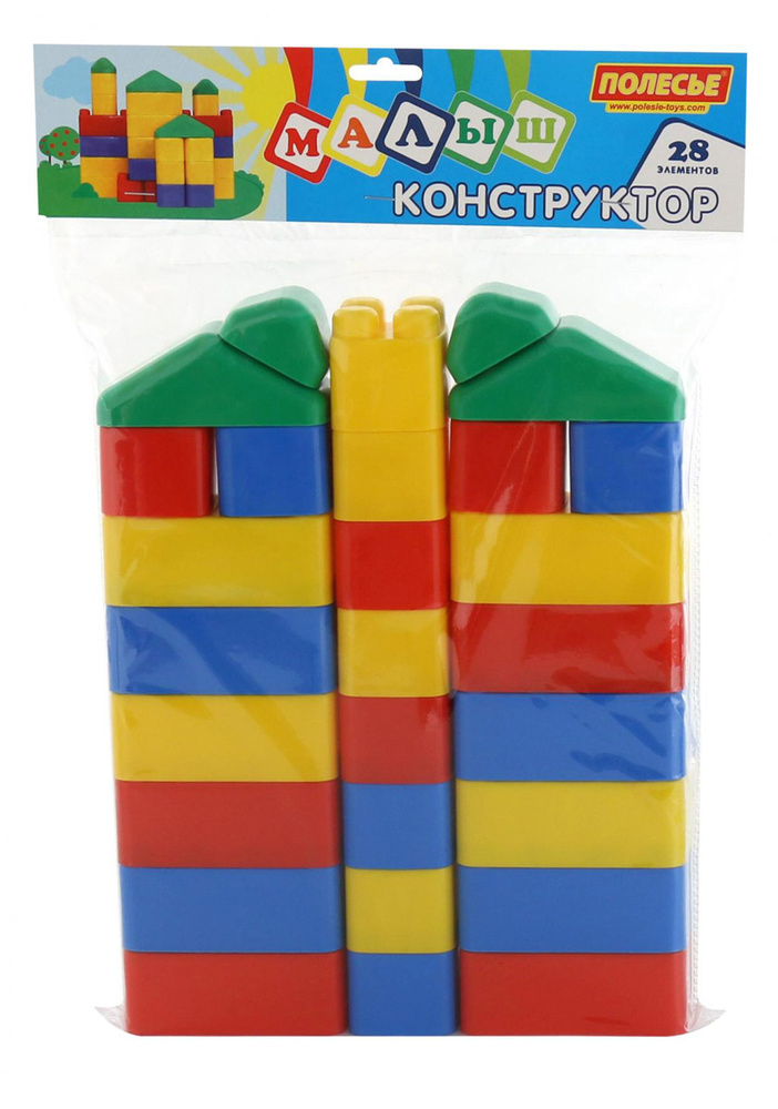 Полесье Конструктор Малыш 61782, цвет в ассортименте - купить с ...