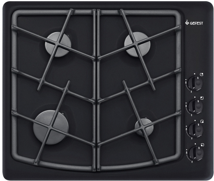 Варочная панель Gefest СН 1211 К21, газовая, черный купить по низкой цене с доставкой и отзывами ...