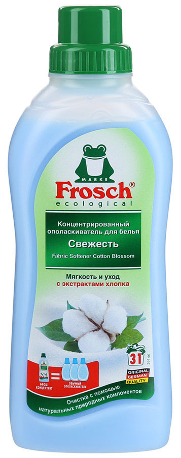 Ополаскиватель для белья "Frosch", концентрированный, 750 мл - купить с ...