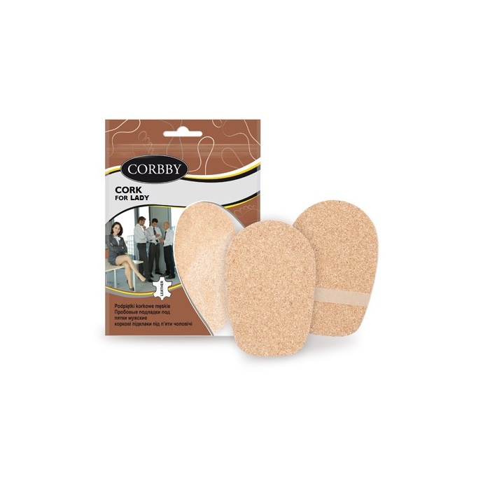Подпяточники Corbby Cork for lady, пробковые, безразмерные - купить с ...