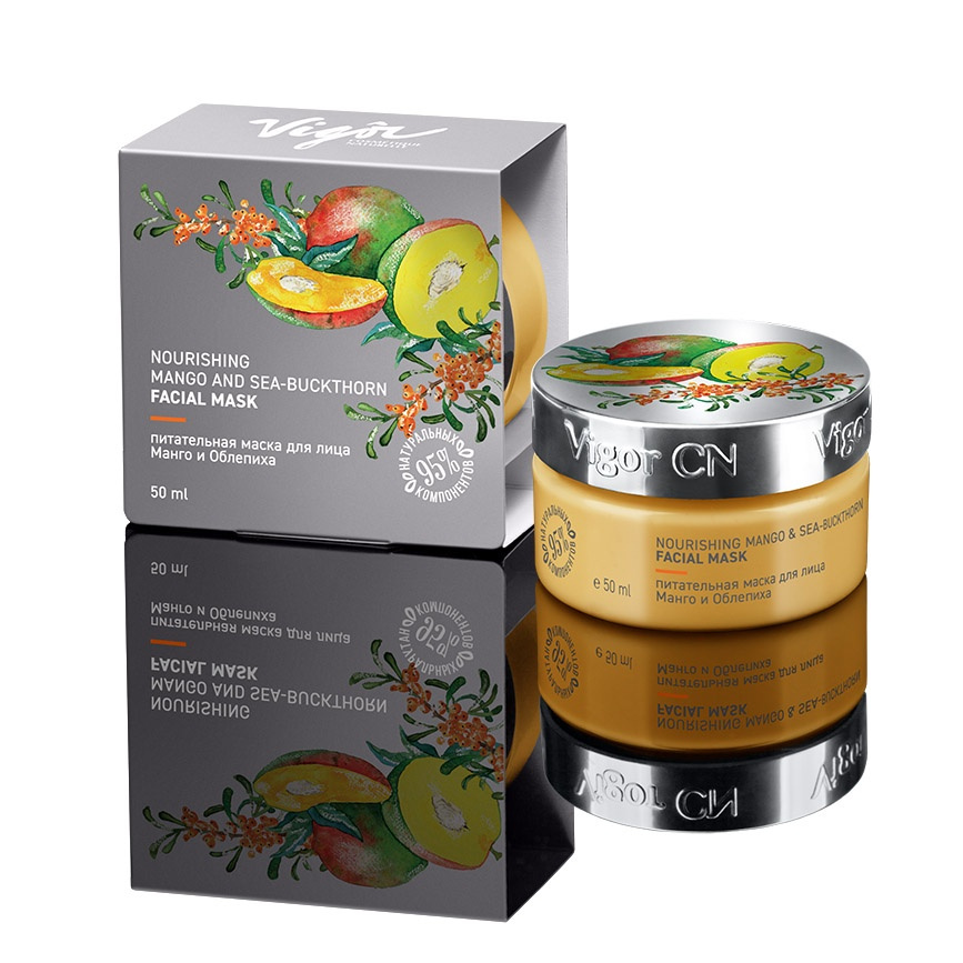 Vigor Cosmetique Naturelle Питательная маска для лица Манго и Облепиха ...