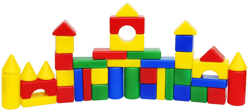 Конструктор кубики Крошка Я, 41 элемент 60*60 - купить с доставкой по выгодным ценам в интернет ...