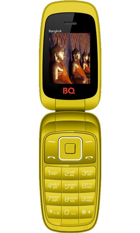 Мобильный телефон BQ BQM-1801 Bangkok, желтый - купить по выгодной цене ...