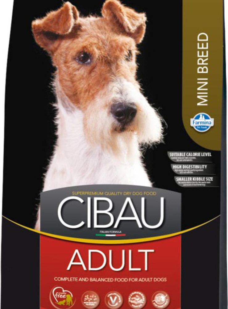 Сухой корм Farmina Cibau Adult Mini, для взрослых собак маленьких пород ...