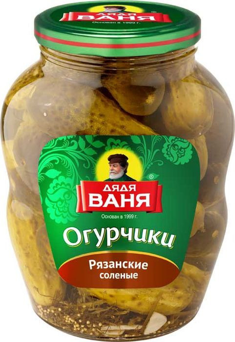 Огурцы соленые Дядя Ваня "Рязанские", 1,8 кг - купить с доставкой по ...