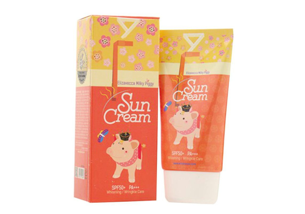 Elizavecca Солнцезащитный крем Milky Piggy Sun Cream - купить с ...
