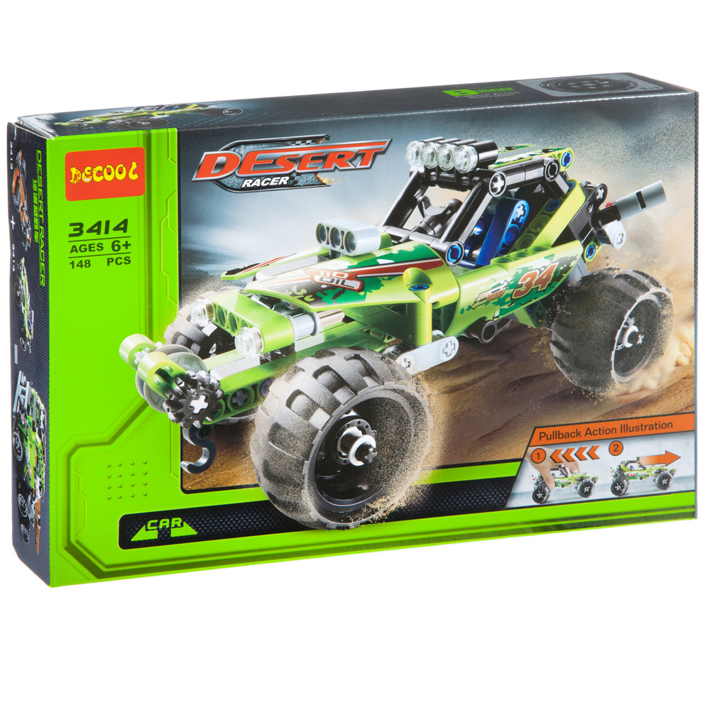 Пластиковый конструктор Decool Гоночная машина Необитаемый, Г81720 - купить с доставкой по ...