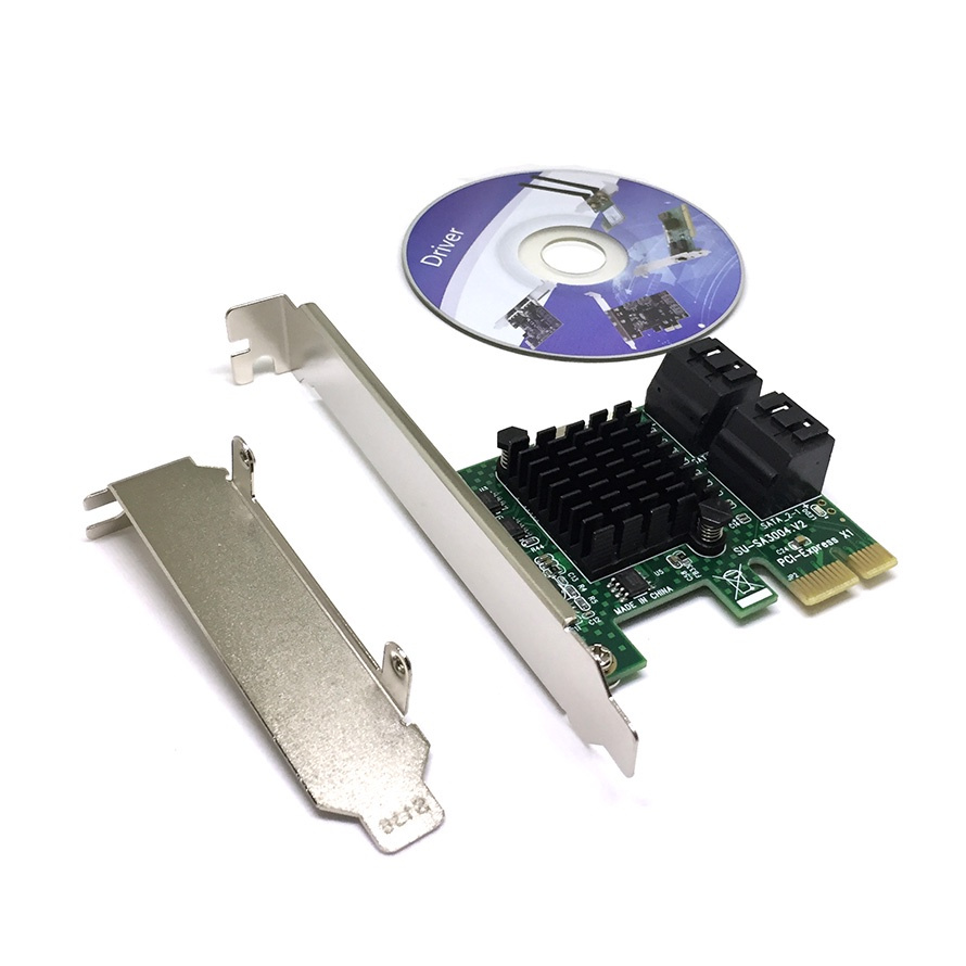 PCIe4SATA3ASM, Контроллер PCI-E, 4 внутр порта SATA 6G, чип Marvell ...