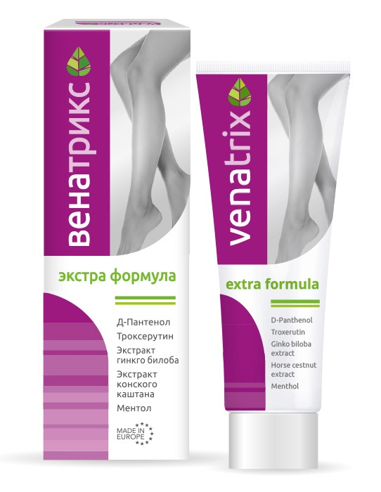 Гель для тонуса вен Venatrix 75 мл усиленная формула — купить в ...