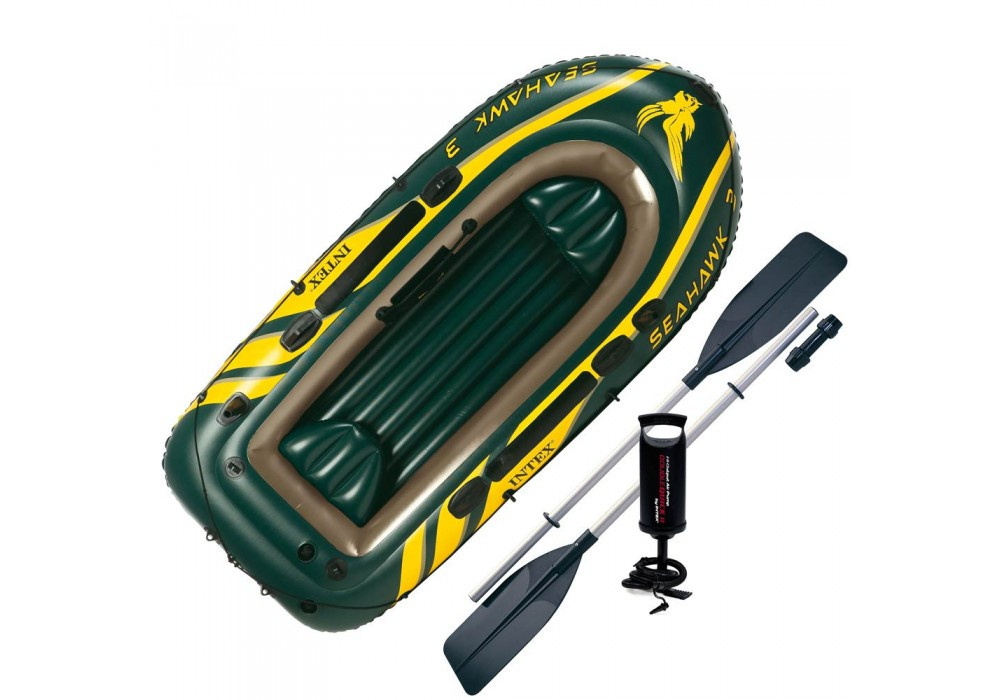 Лодка Intex SEAHAWK 3 SET 295х137х43 68380 купить на OZON по низкой ...