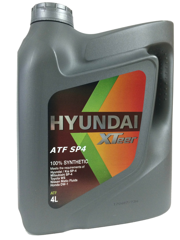 Масло трансмиссионное Hyundai XTeer ATF SP4 4л - купить по выгодной ...