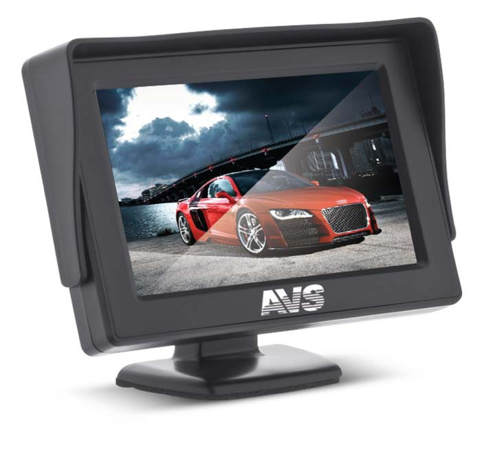 AVS 4.3" Монитор, серый купить на OZON по низкой цене (1014711136)