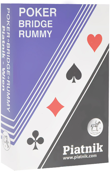 Характеристики Карты игральные Piatnik "Стандарт Рамми", 55 карт синие подробное описание товара ...