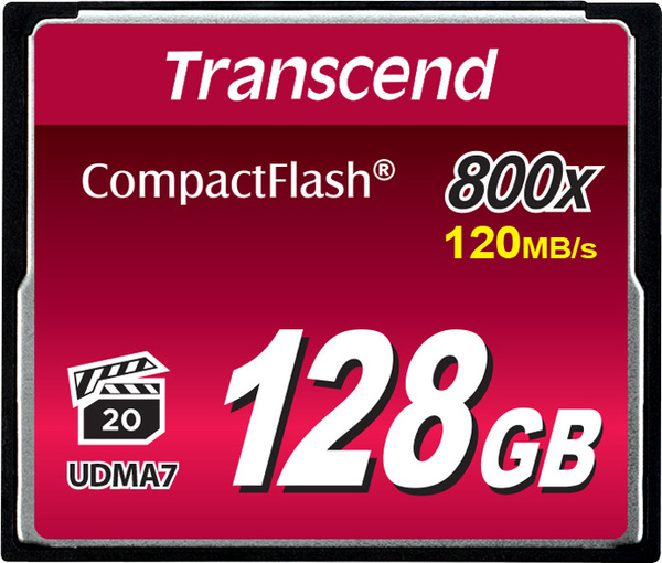 Transcend 128 ГБ Карта памяти CompactFlash (Type I) Premium ...