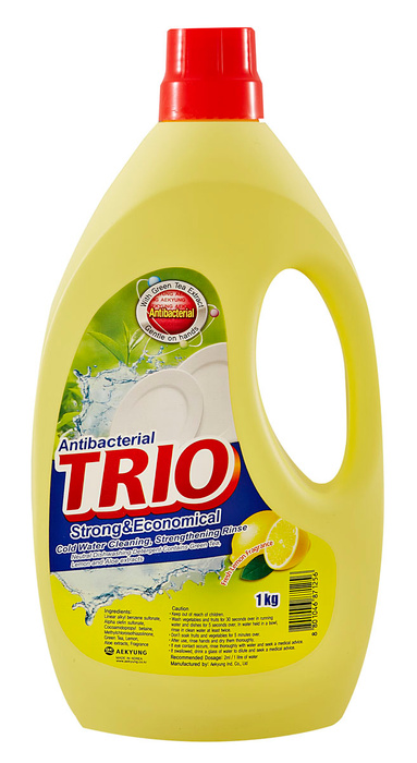 Средство для мытья посуды Trio "Лимон", 1 л - купить с доставкой по ...