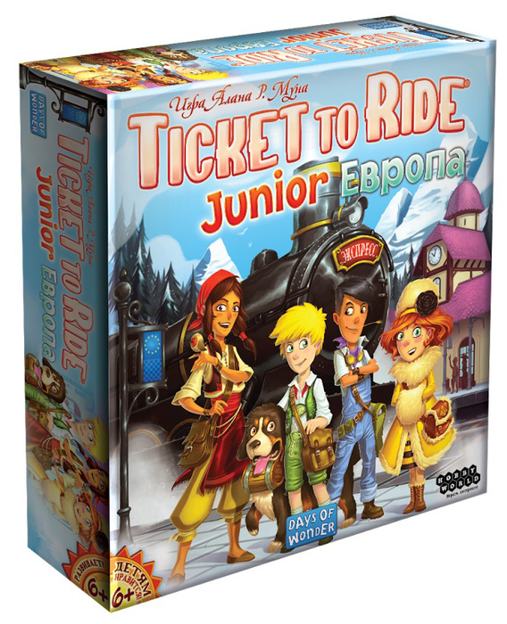 Hobby World Настольная игра Ticket to Ride Junior Европа - купить с ...