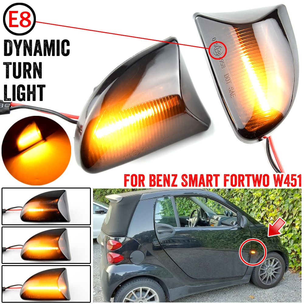 Фары автомобильные, 101 шт., арт. Для Smart Fortwo 451 MK1 и MKII 2007 ...