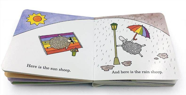milumilu Children Popular Where is the green sheep Board book Colouring ...