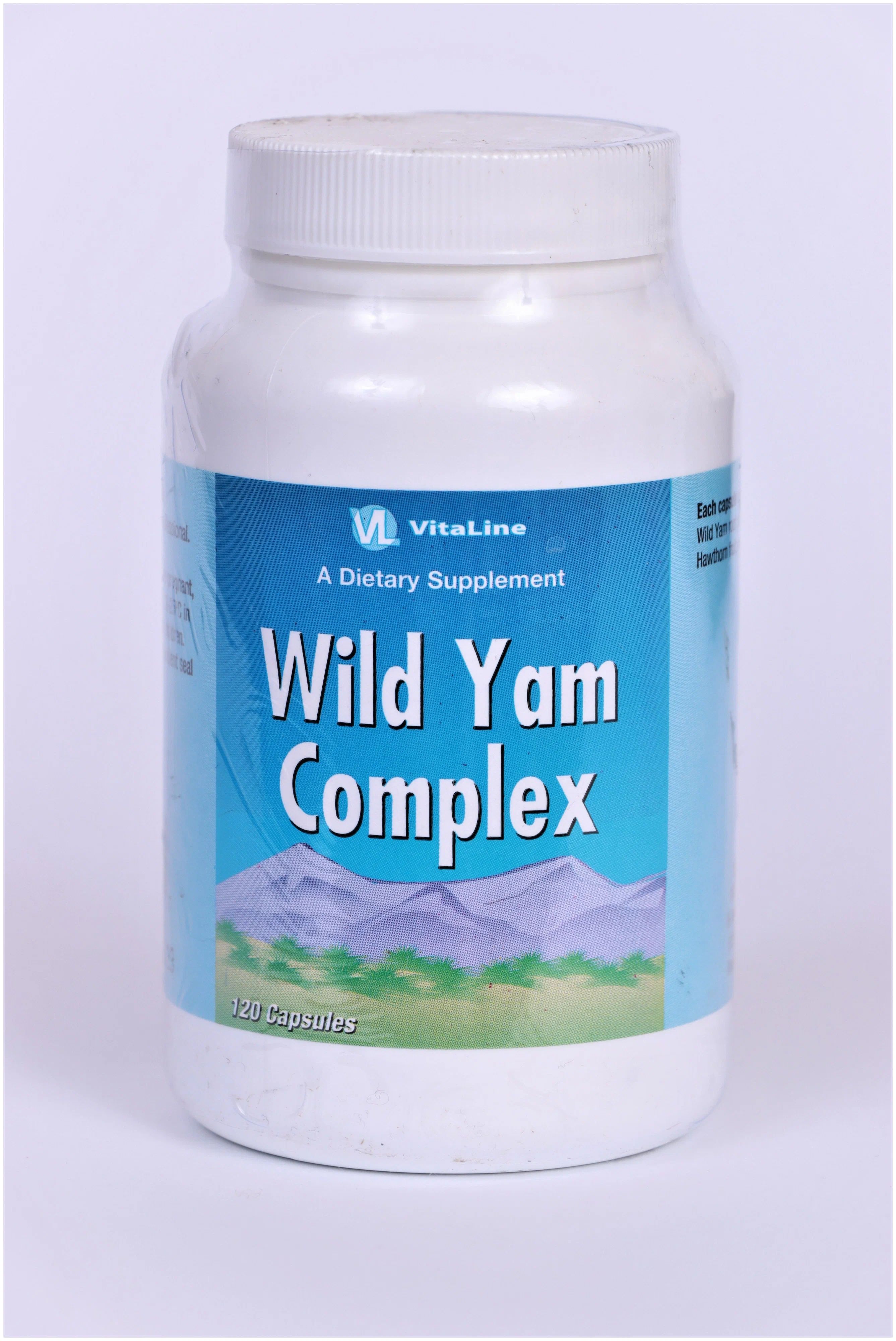 Дикий Ямс Комплекс, Wild Yam Complex, Vitaline, Виталайн, 400 мг ...
