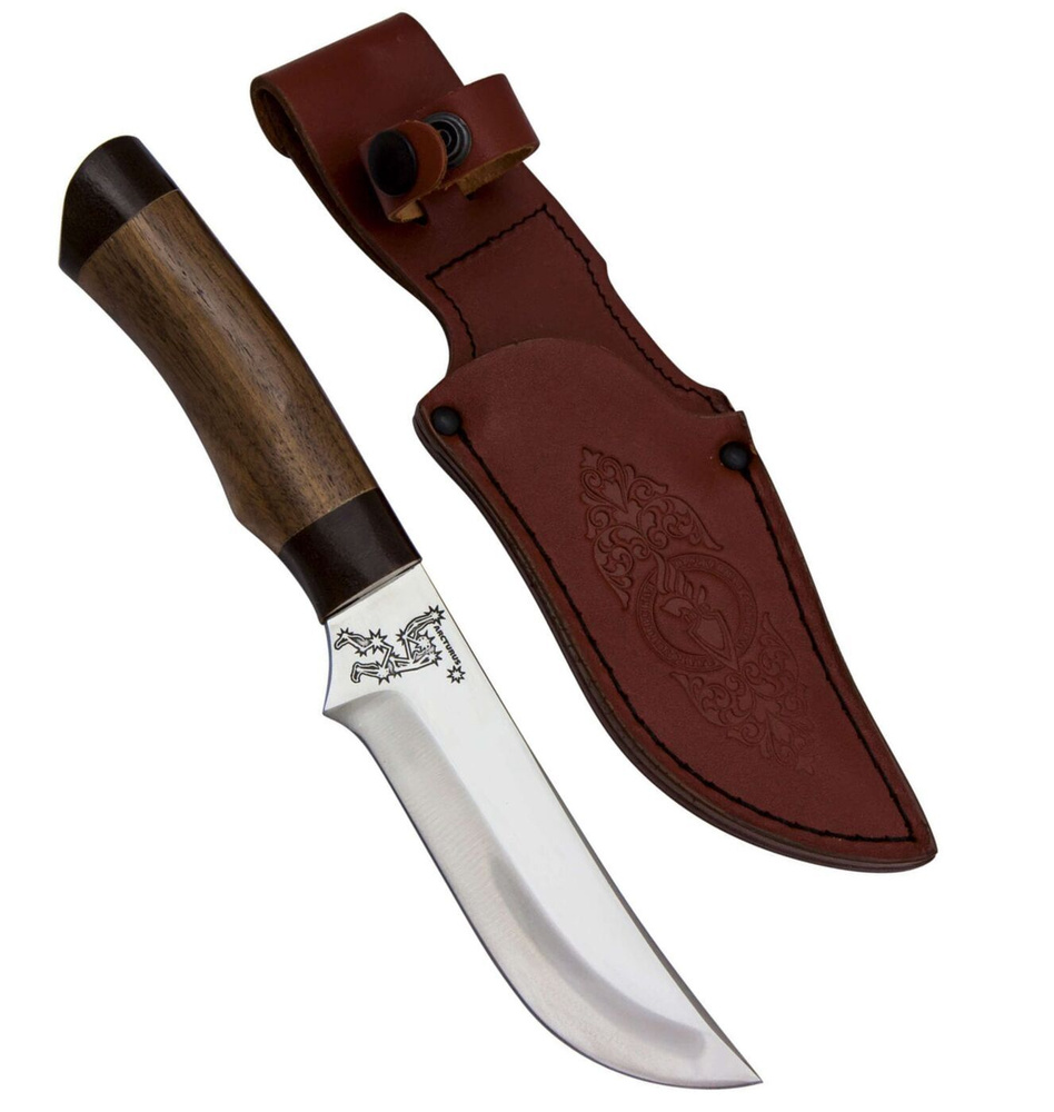 Нож туристический Златоустовская оружейная фабрика Арктур, ЭИ-107, орех ...