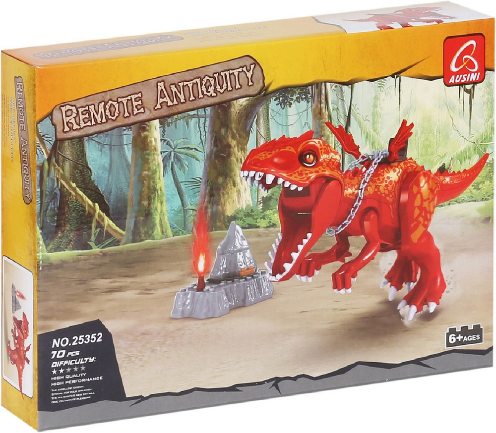 Конструктор Ausini Сражение на динозавре 70 деталей - купить с ...