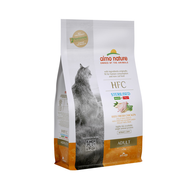 Almo Nature Для стерилизованных кошек со свежей Курицей (50% мяса ...