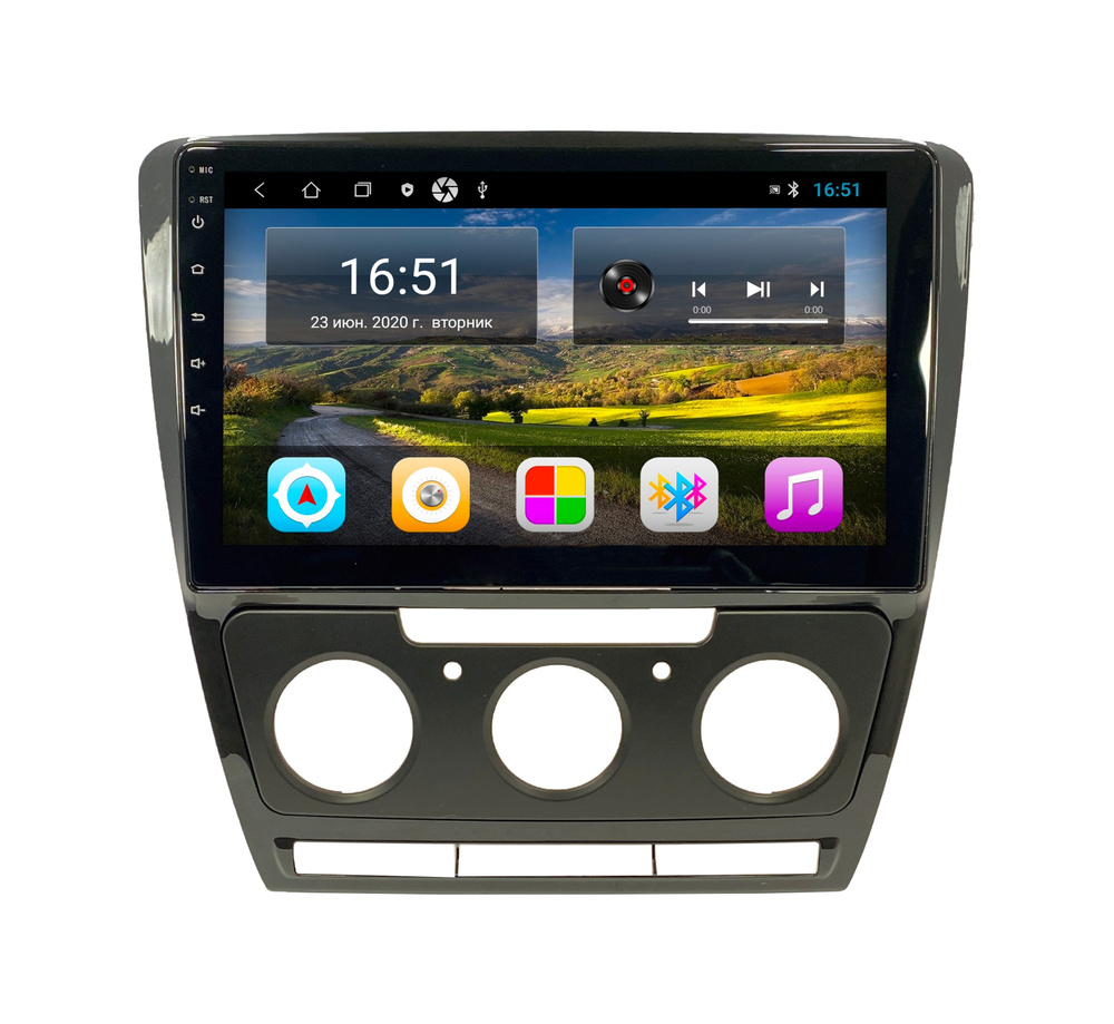 Магнитола Zenith Skoda A5 Кондиционер, Android 12, 8/128ГБ, 4G LTE ...