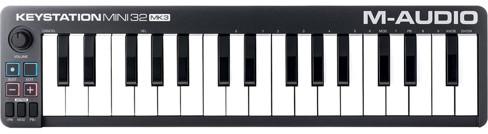 M-Audio Keystation Mini 32 MK3 MIDI клавиатура USB - купить с доставкой по выгодным ценам в ...