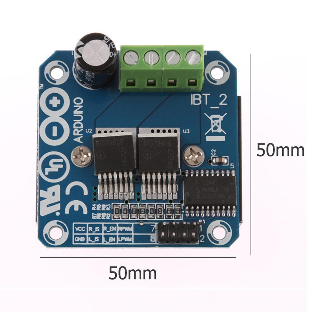 модуль H-моста на BTS7960, максимальный ток 43 А, компактный размер купить на OZON по низкой ...