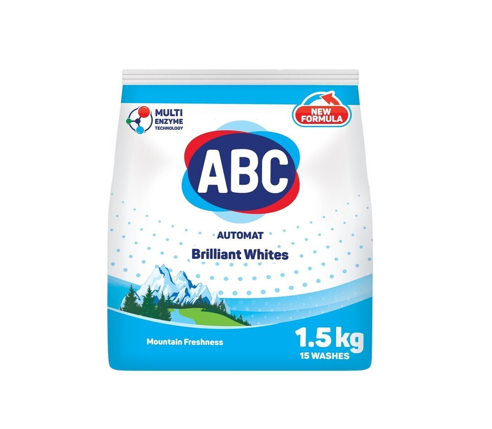 ABC Стиральный порошок 1500 г 15 стирок Для белых тканей - купить с доставкой по выгодным ценам ...