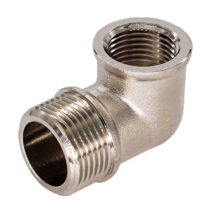 Уголок переходной 3/4"x1/2" наружная-внутренняя резьба CTM, CRL34M12 ...