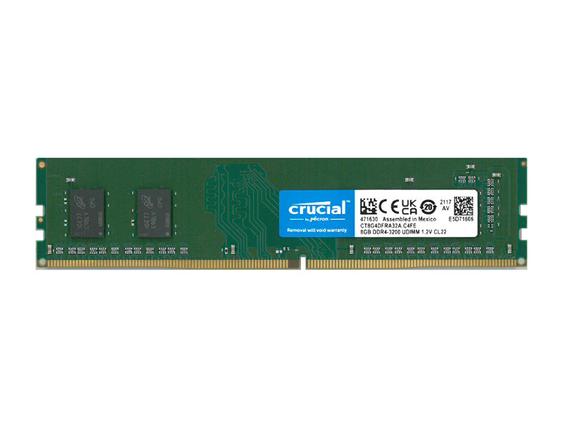 Модуль оперативной памяти Crucial DDR4 DIMM 3200MHz PC4-25600 CL22 ...