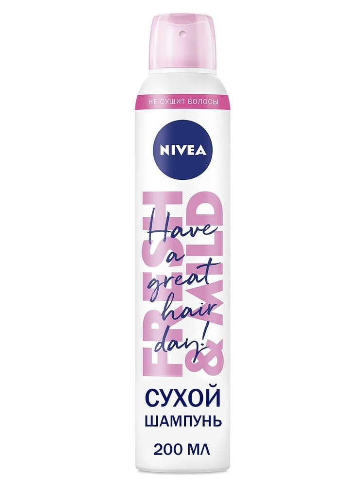 Nivea Сухой шампунь Fresh & Mild для светлых и русых волос для объема ...