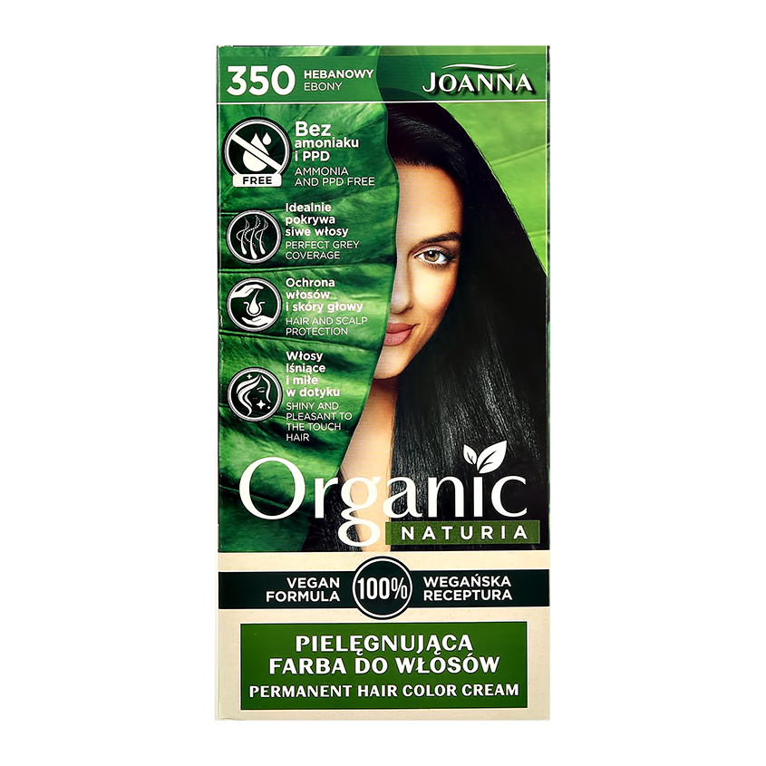 Краска для волос JOANNA ORGANIC NATURIA (тон 350) черный - купить с ...