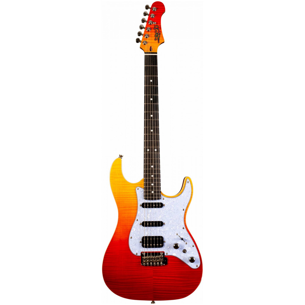 Электрогитара со звукоснимателем JET JS-600 TRS Stratocaster, корпус кр ...