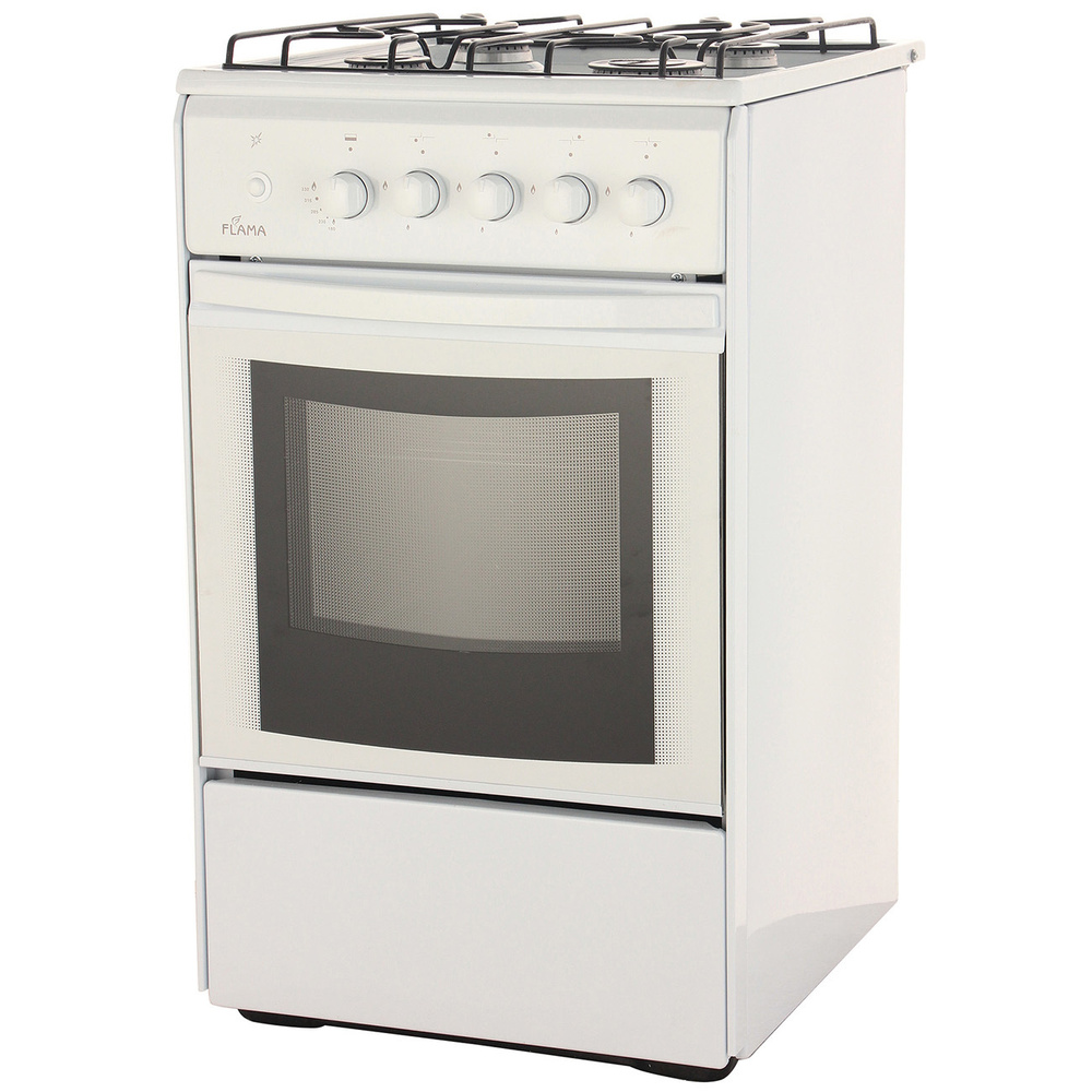 Газовая плита (50-55 см) Flama RG 2428 W - купить по выгодной цене в ...