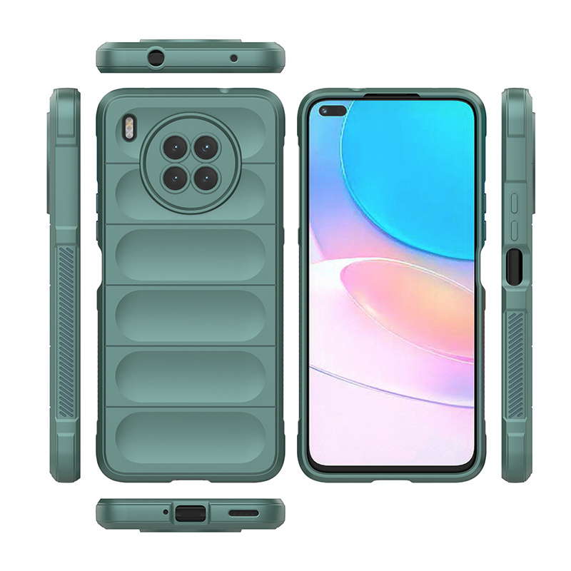 Противоударный чехол Flexible Case для Huawei Nova 8i (зеленый) купить ...