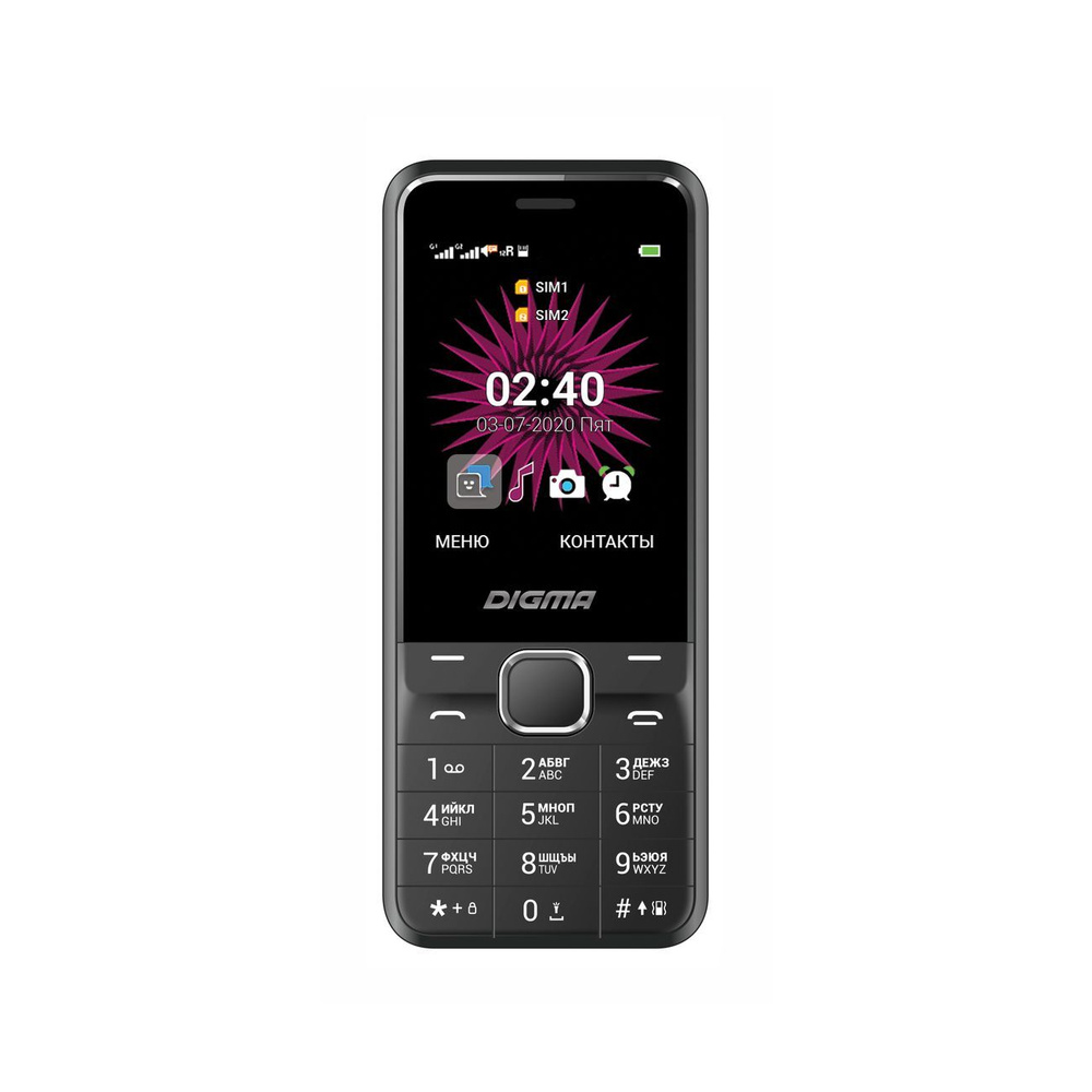 Мобильный телефон Digma Linx A241 Black (LT2066PM), черный - купить по ...